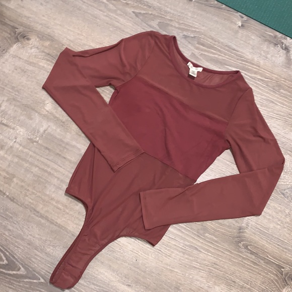 Bozzolo | Tops | Mesh Bodysuit | Poshmark